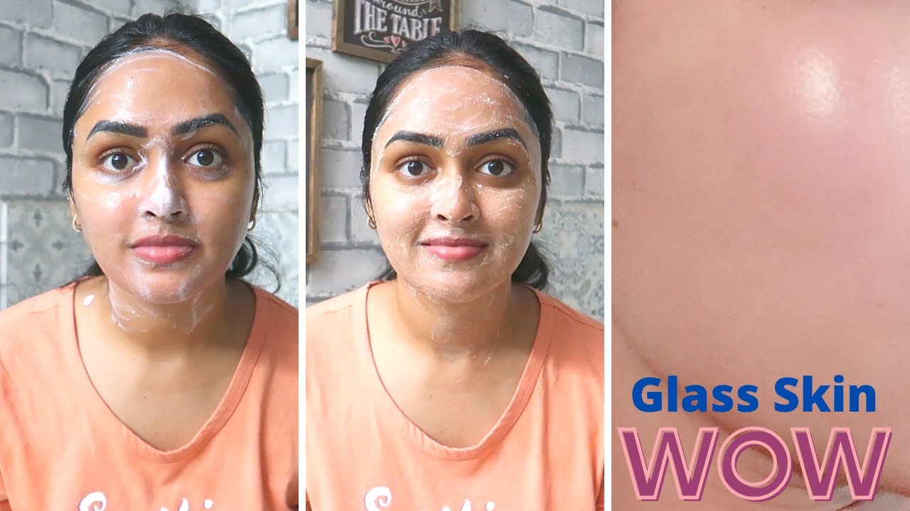Glass Skin Facial with ONLY 3 Natural Ingredients | How to Get Flawless ...